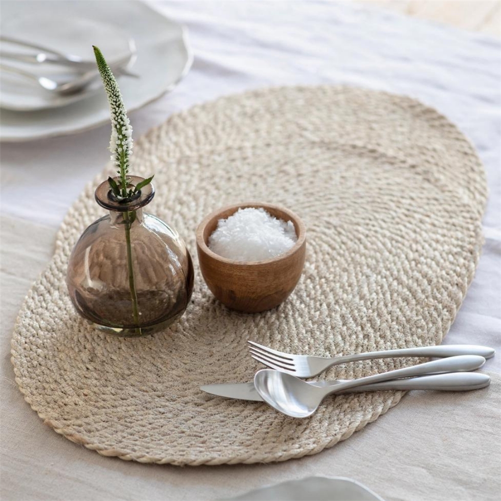 Sets de table en jute naturelle 2 pcs | Decor-by-Glassor.cz
